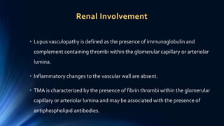 Clinical features of systemic lupus erythematosus | PPTX