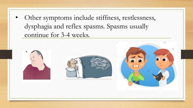 Clinical features of tetanus | PPTX