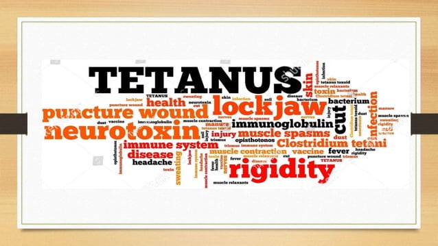 Clinical features of tetanus | PPTX