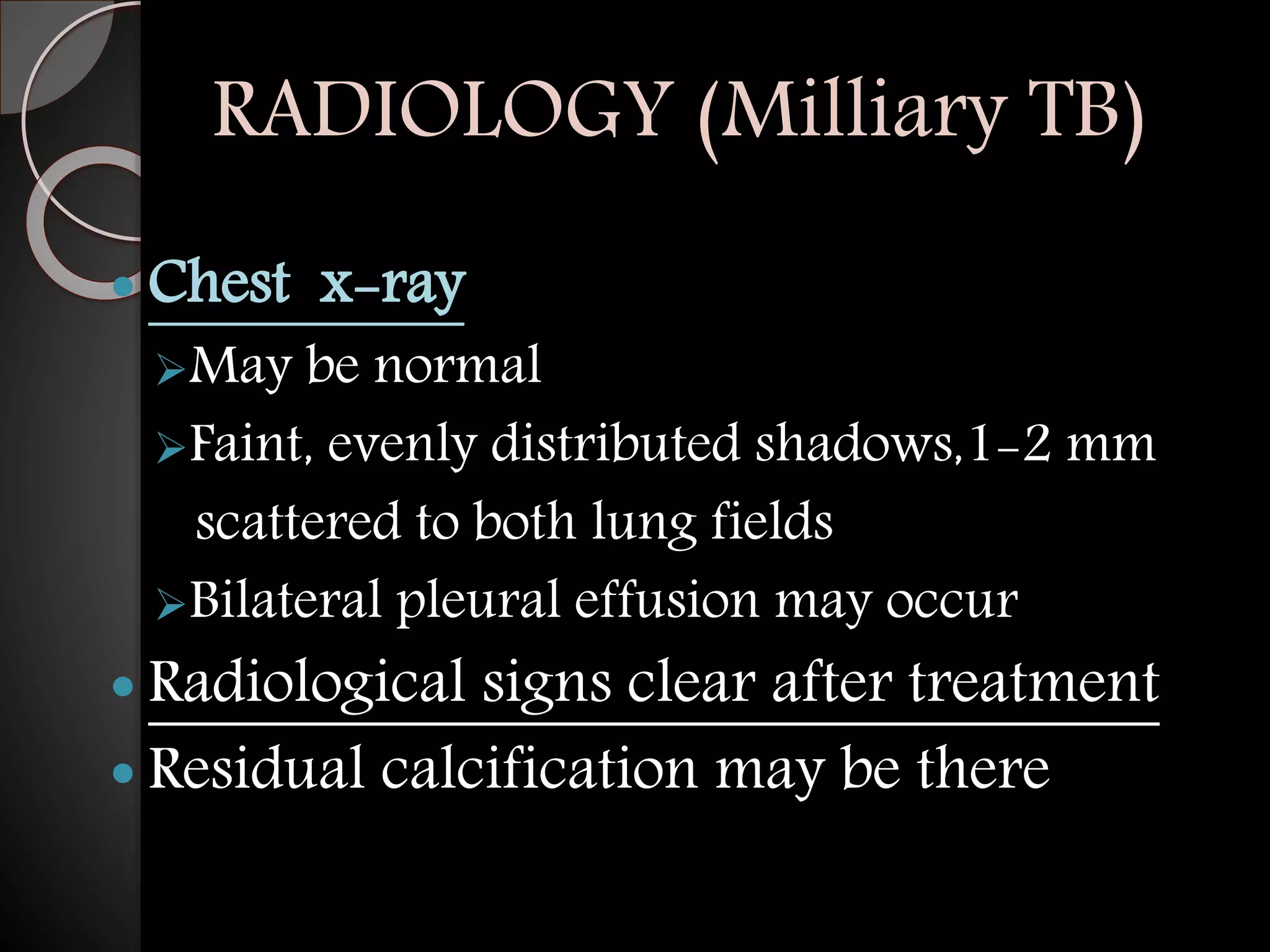 Clinical features investigation of pulmonary tb | PPT