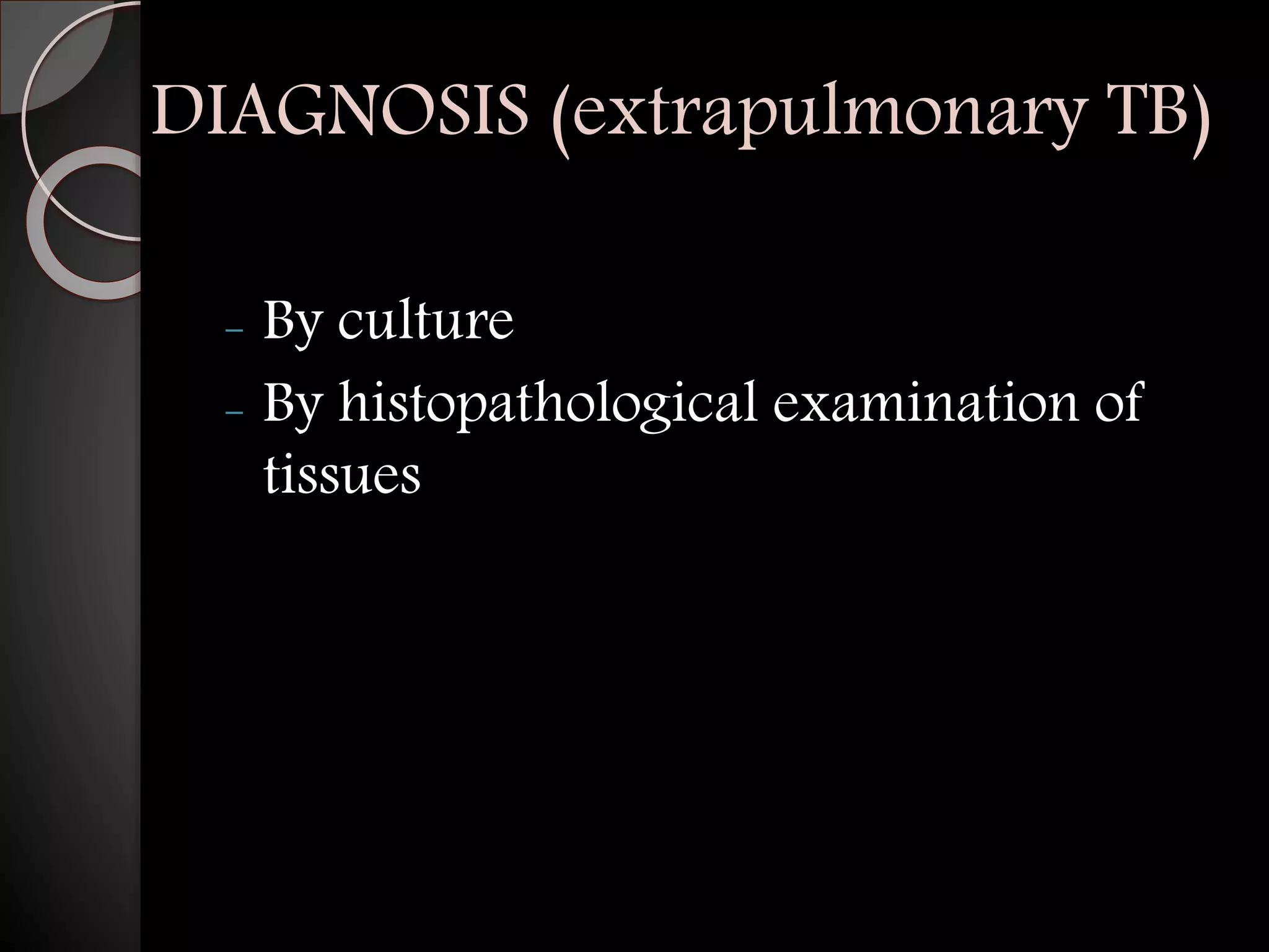 Clinical features investigation of pulmonary tb | PPT