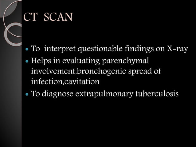 Clinical features investigation of pulmonary tb | PPT