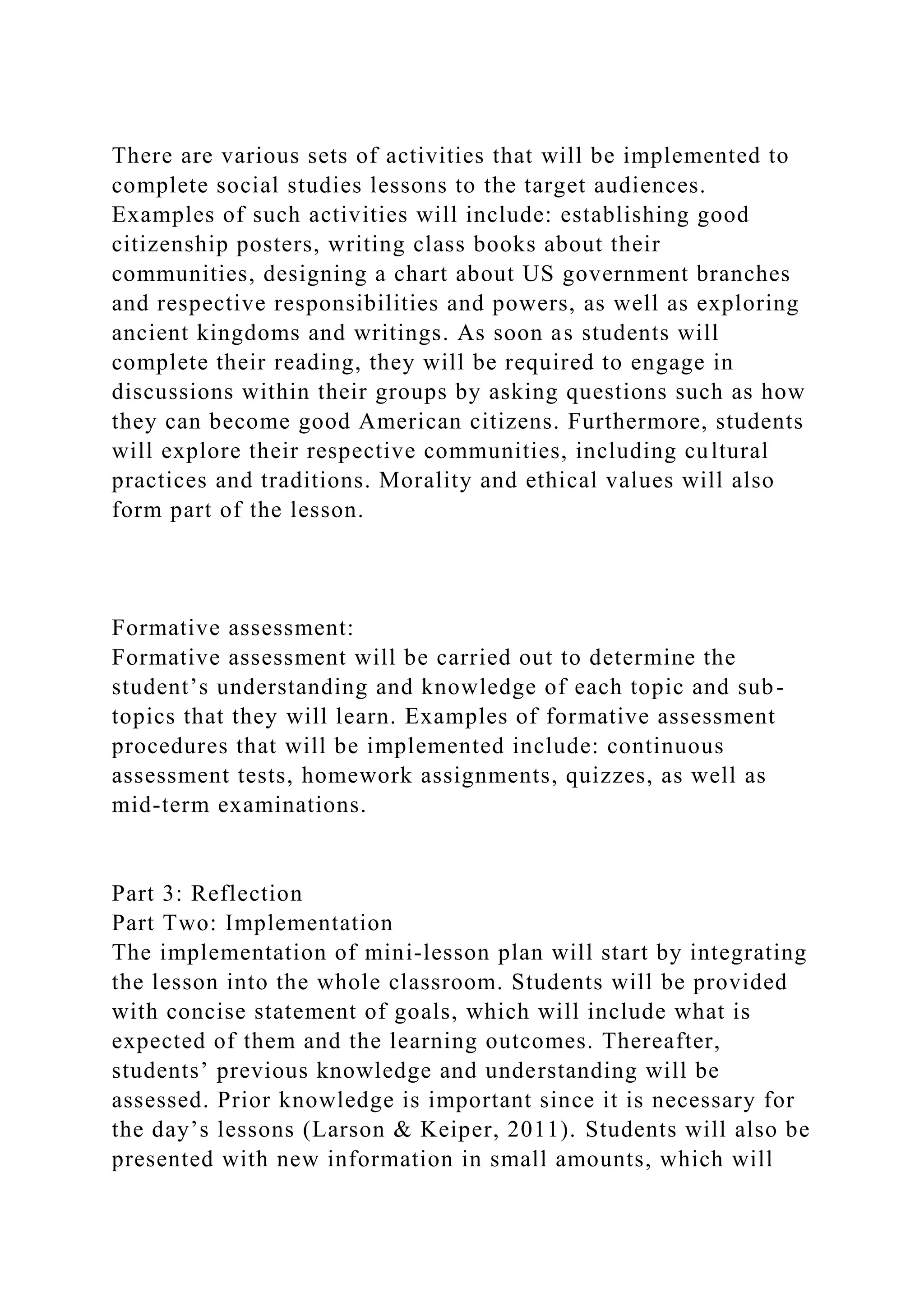 Clinical Field Experience C Social Studies Mini-Lesson Plan.docx