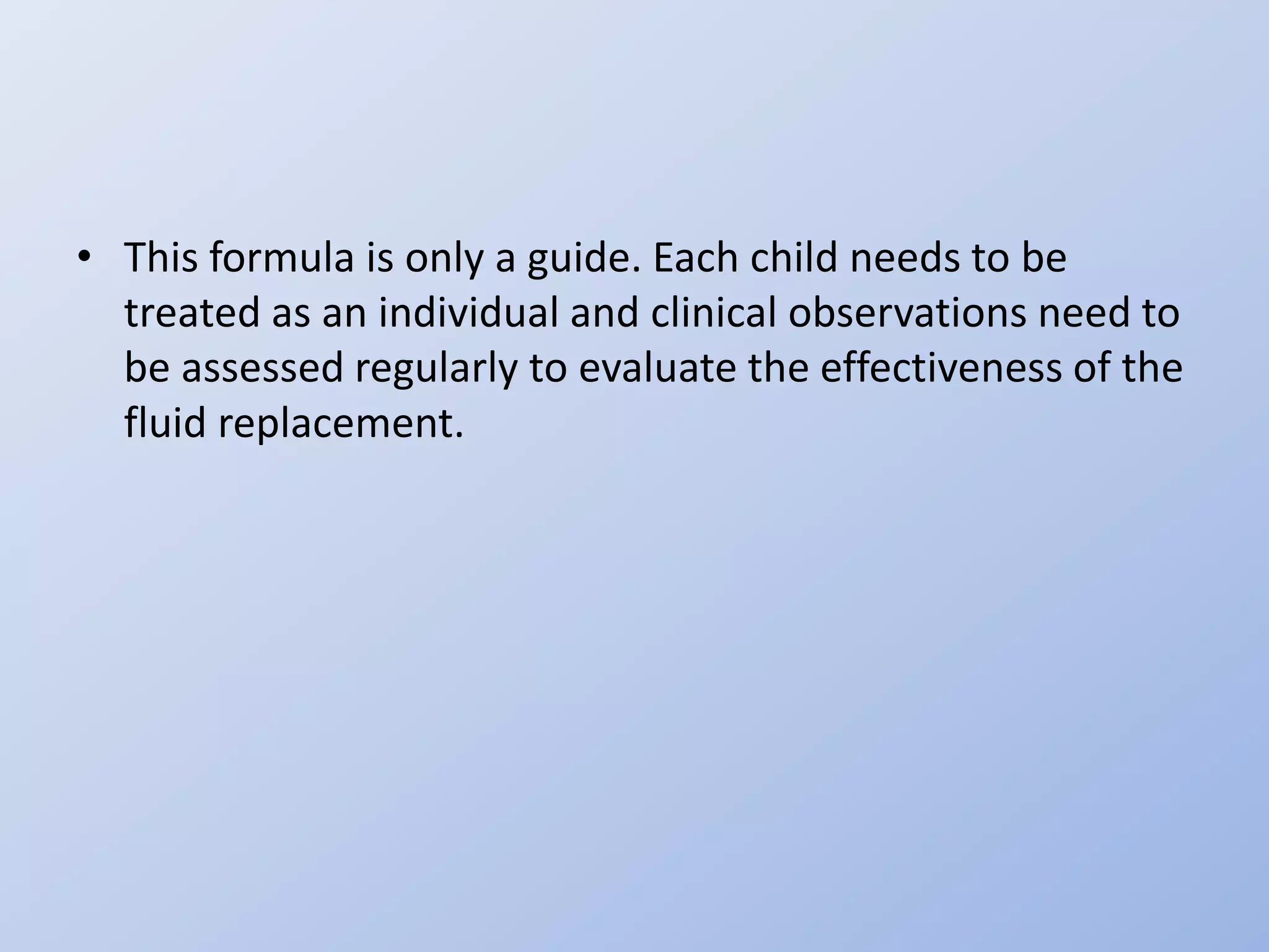 Clinical formula for management of pediatric scald burn | PPTX