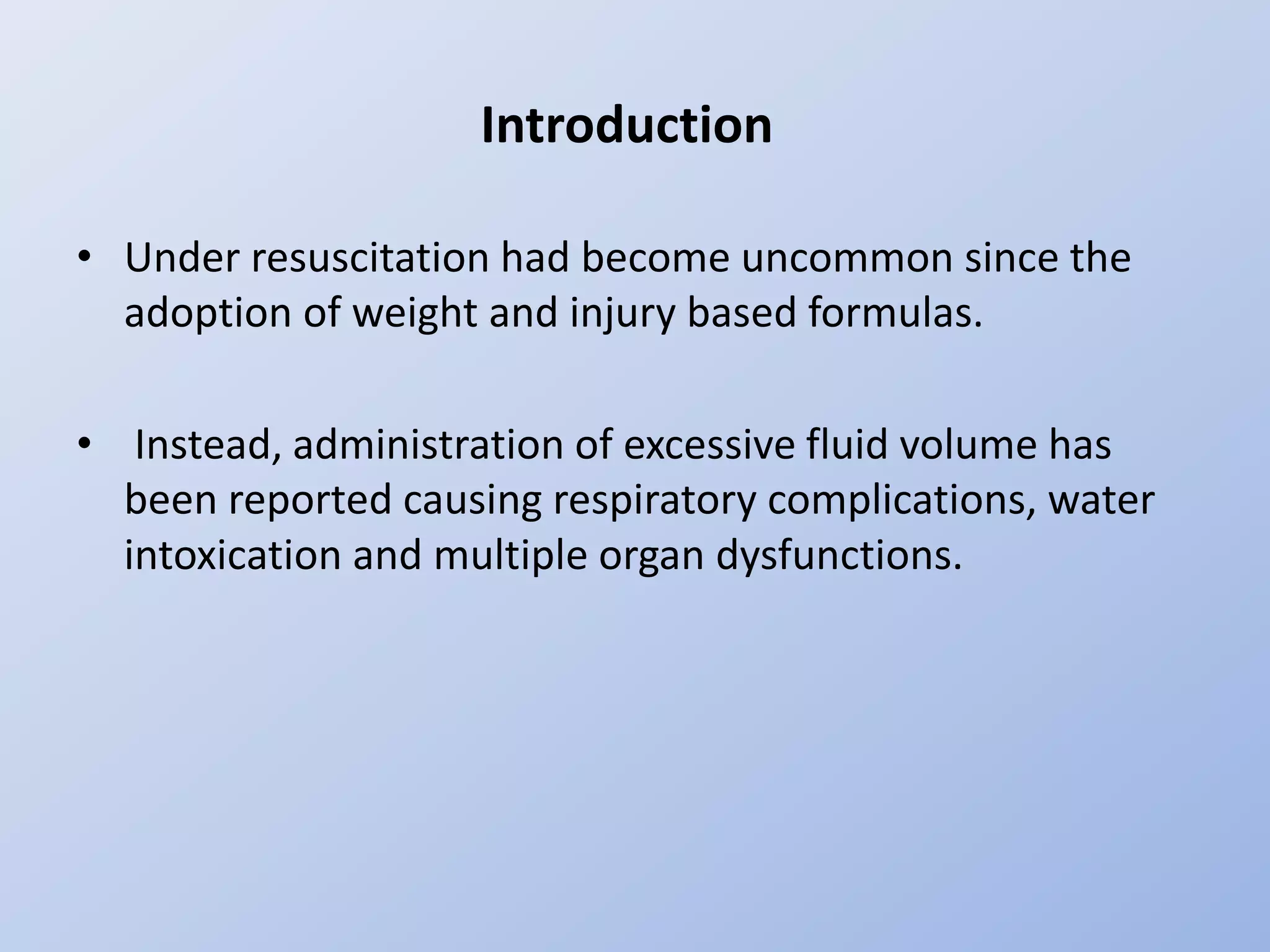 Clinical formula for management of pediatric scald burn | PPTX