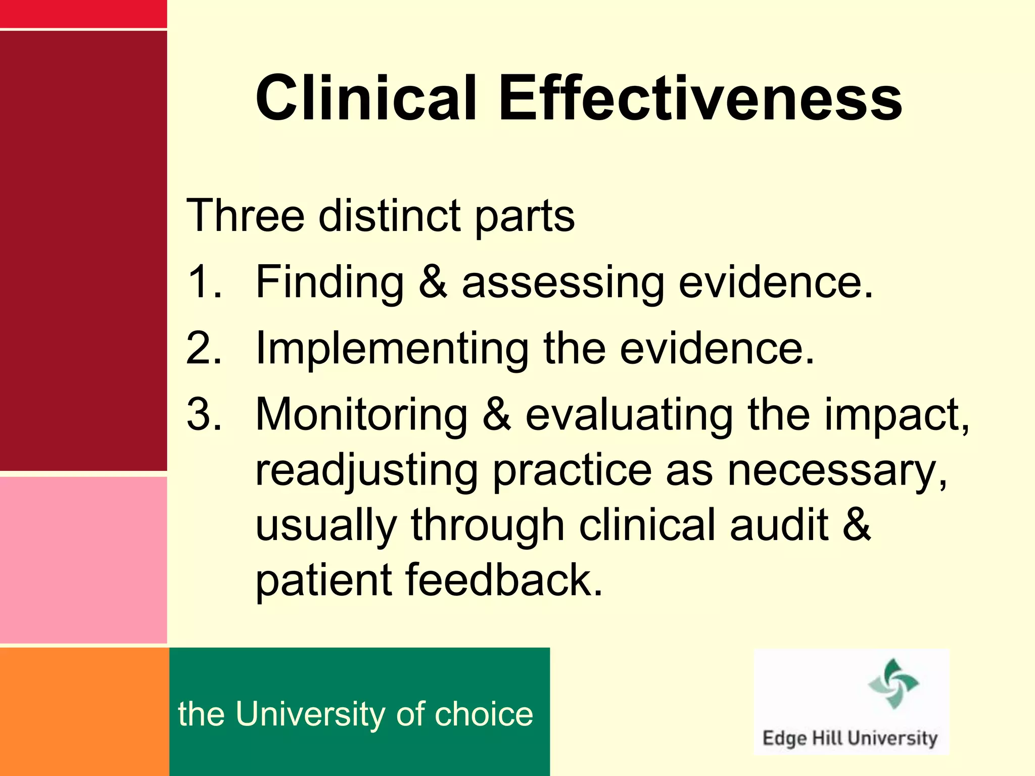 Clinical Governance | PPTX