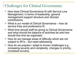 Clinical Governance[1] | PPT
