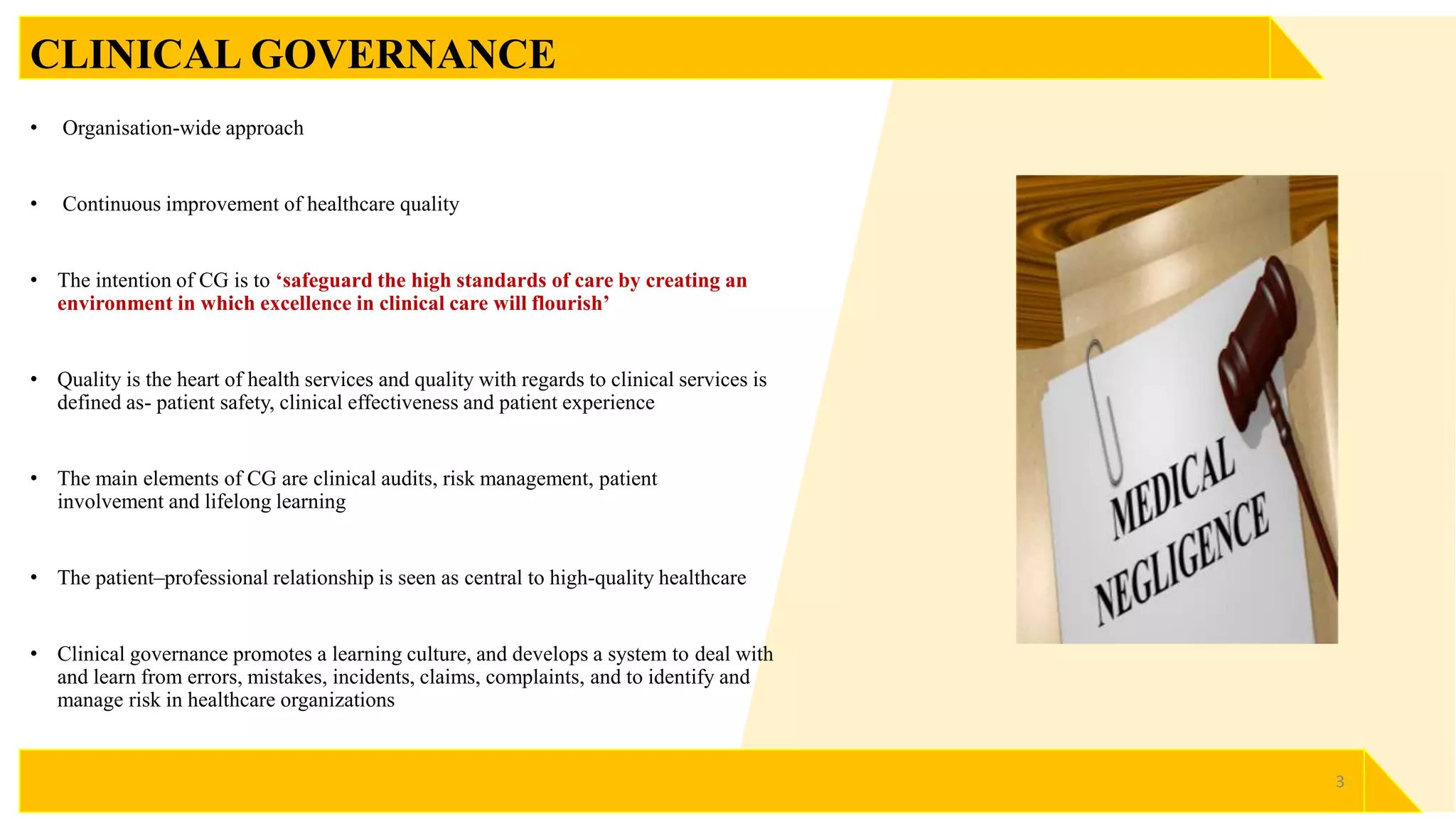 Clinical Governance | PPTX