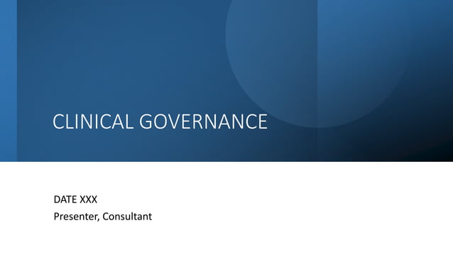 CLINICAL GOVERNANCE MORBIDITY AND MORTALITY MEETING TEMPLATE.pptx