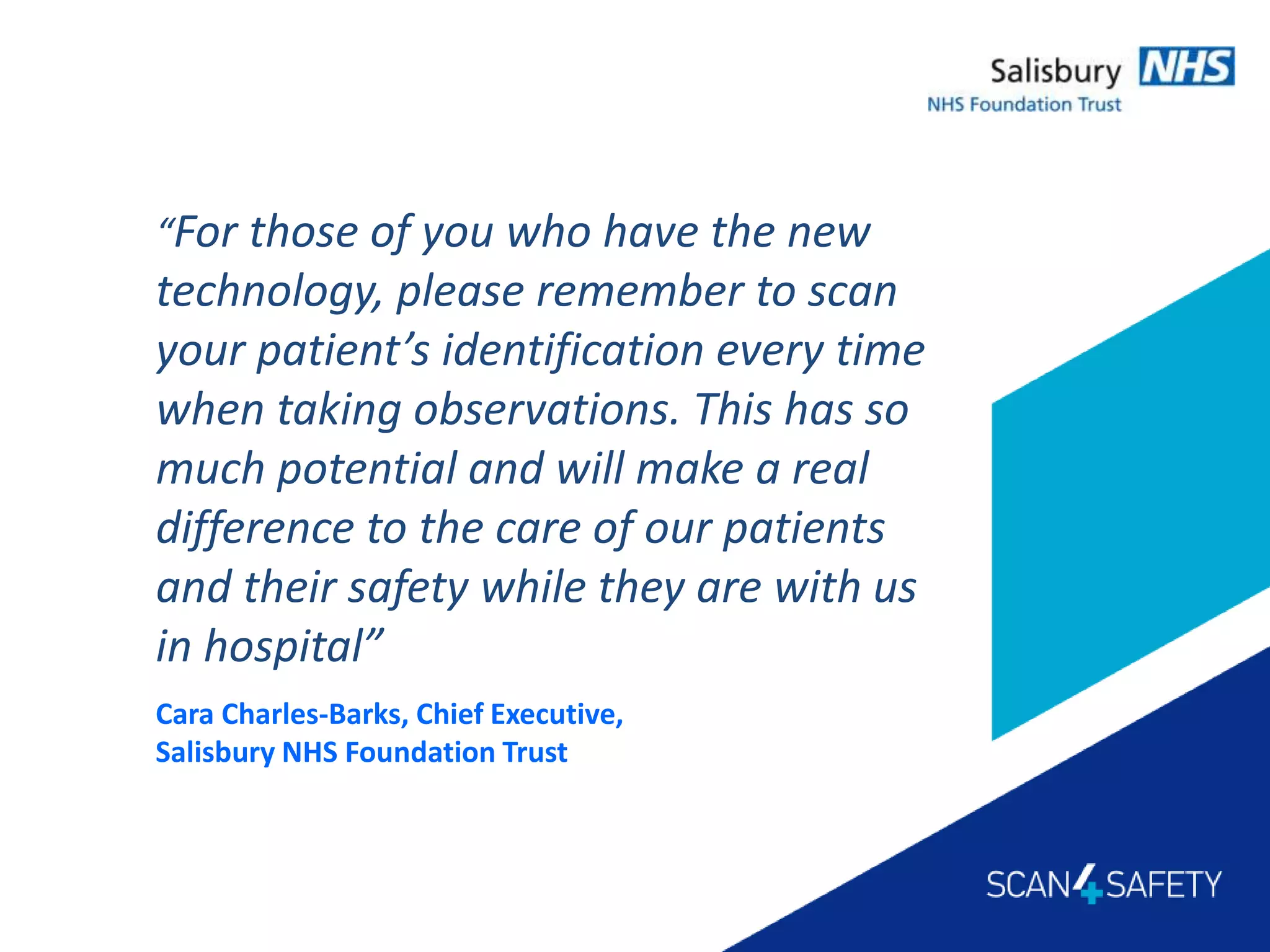 Scan4Safety - Positive Patient ID | PPTX