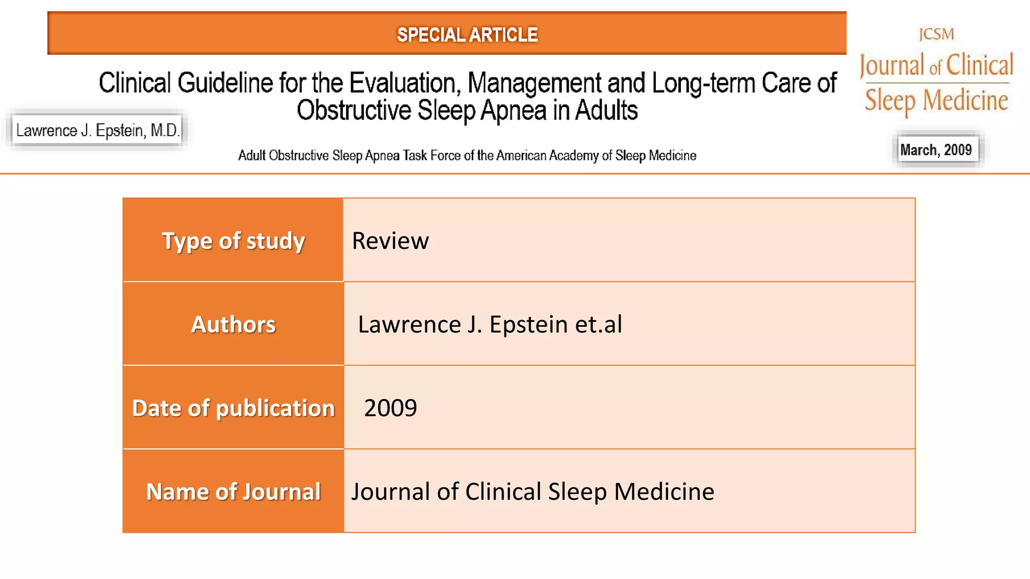 Clinical Guideline for the Evaluation, Management and Long-term Care of ...