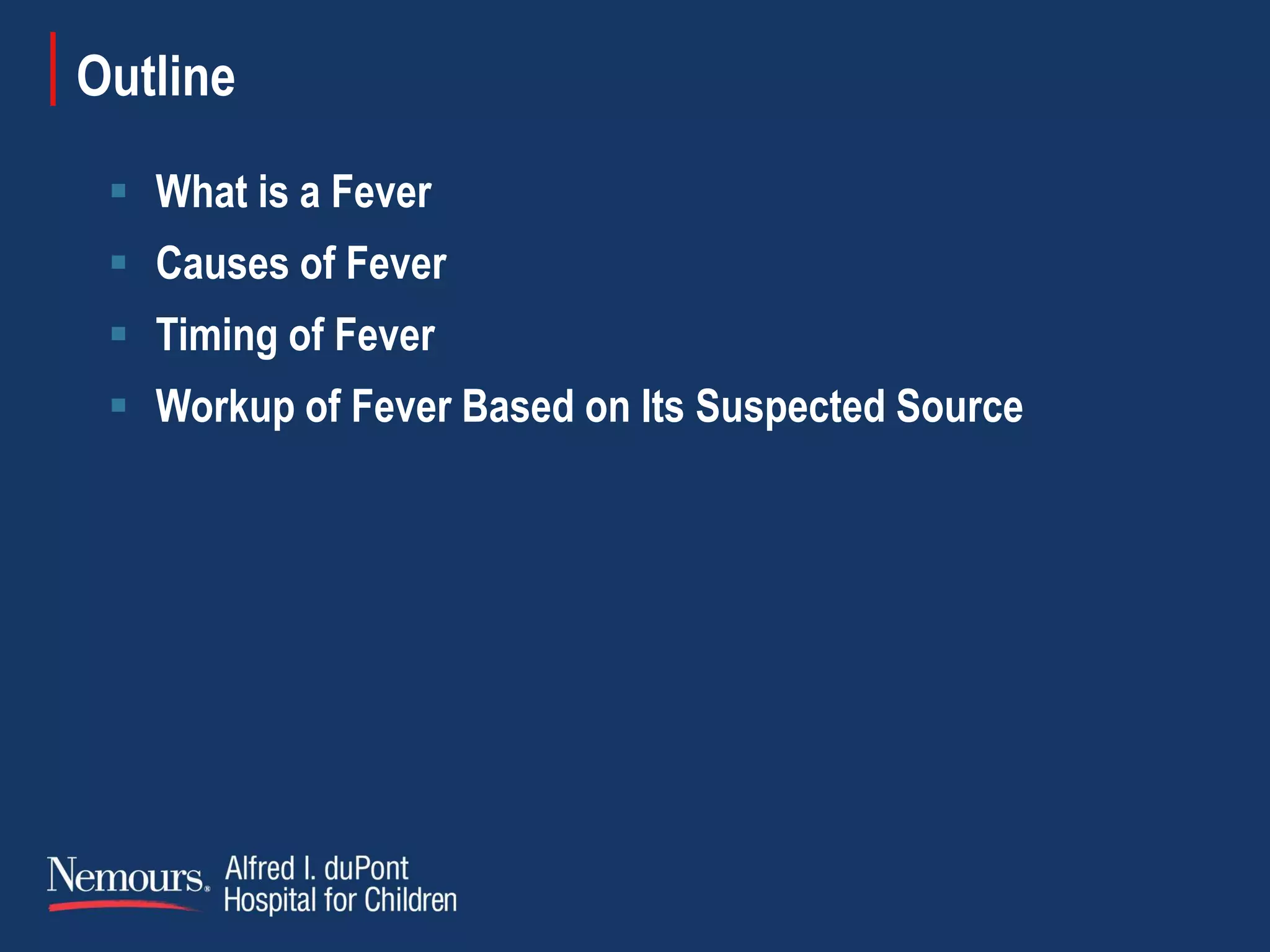 Clinical guidelines Fever in the Picu | PPTX