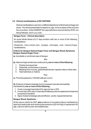 Clinical guidelines on Management of Dengue fever | PDF