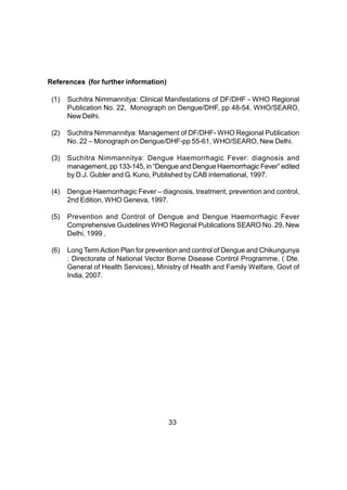 Clinical guidelines on Management of Dengue fever | PDF