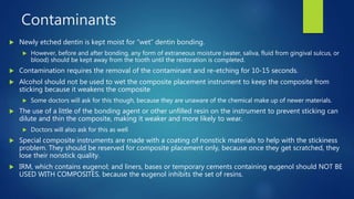 Clinical Handling of Composites | PPTX