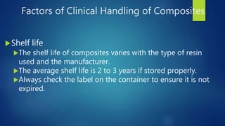 Clinical Handling of Composites | PPTX