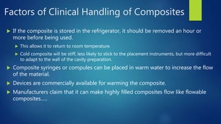 Clinical Handling of Composites | PPTX