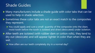 Clinical Handling of Composites | PPTX