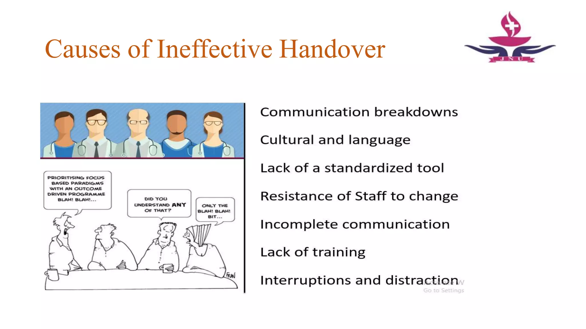 Clinical handover | PPTX
