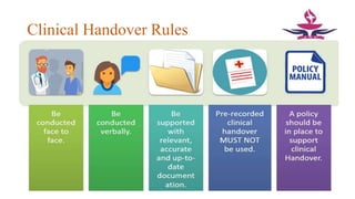 Clinical handover | PPT