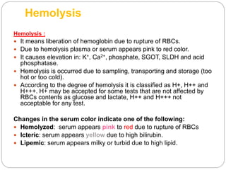 Clinical immunology lab and phlebotomy | PPTX