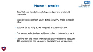 Clinical implementation of Surface Guided Radiotherapy (SGRT) for ...