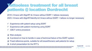 Clinical implementation of tattooless treatment for breast cancer ...