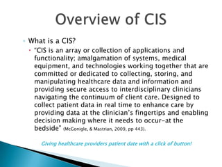 Clinical information system | PPTX