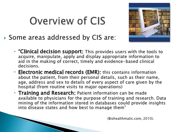 Clinical information system