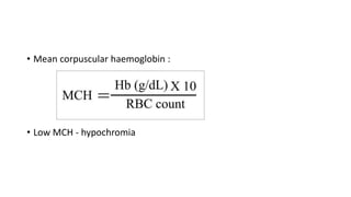 Clinical interpretation of cbc | PPTX