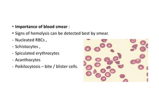 Clinical interpretation of cbc | PPTX