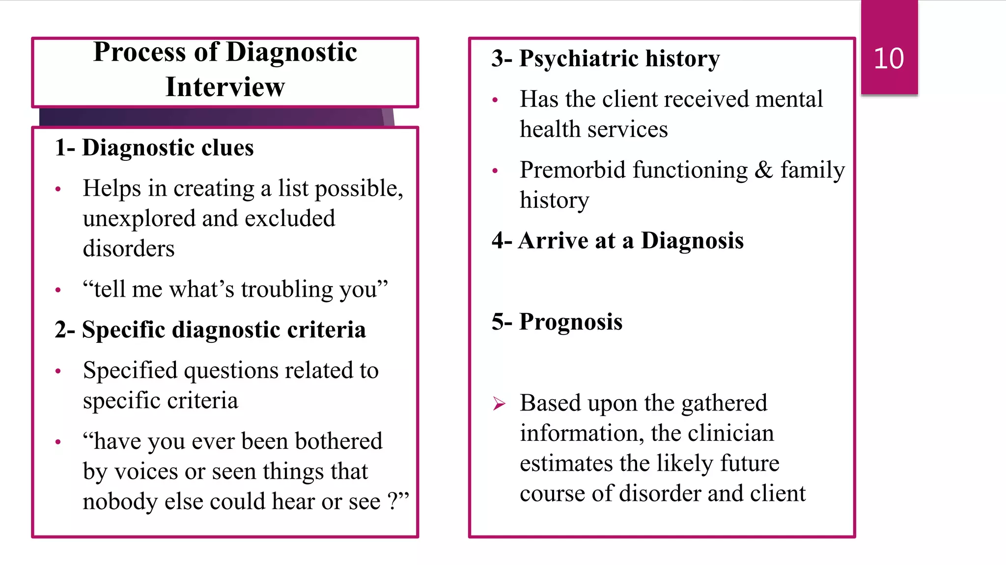 Clinical interviewing | PPTX