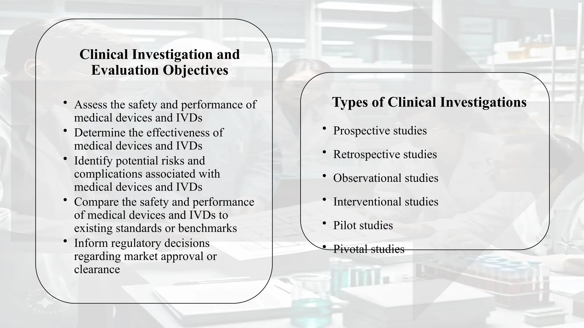 Clinical Investigation and Evaluation of Medical Devices.pptx