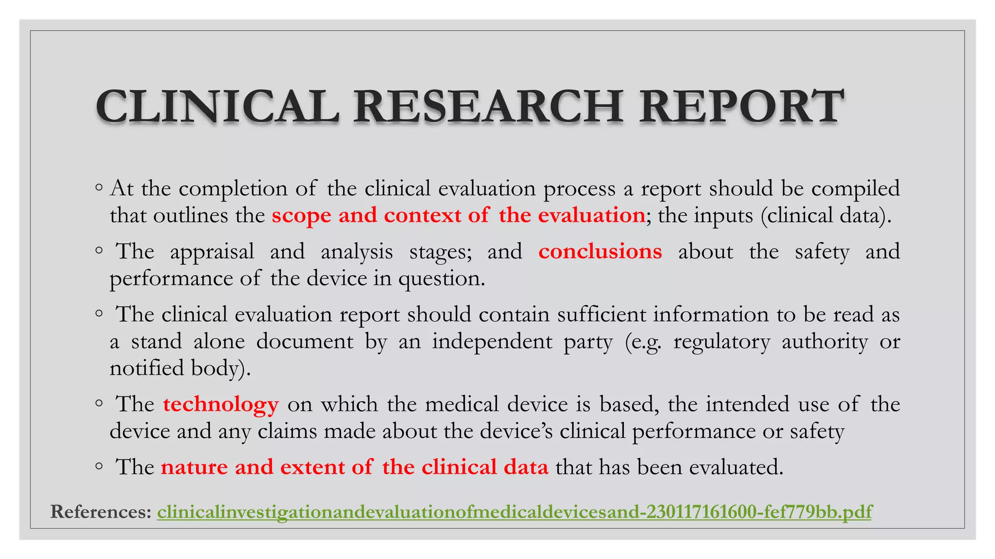 Clinical investigation and evaluation of medical devices and ivd.pptx