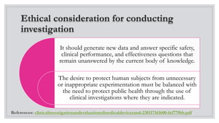 Clinical investigation and evaluation of medical devices and ivd.pptx