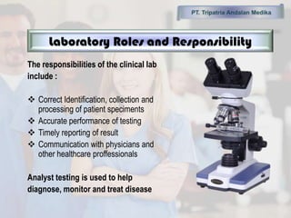 Clinical laboratory | PPTX