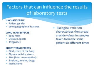 Clinical Laboratory Diagnostics presentation | PPTX