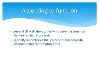 Clinical Laboratory Diagnostics presentation | PPTX