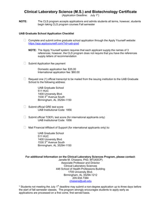 Clinical Laboratory Science M S | PDF | Undergraduate Education ...