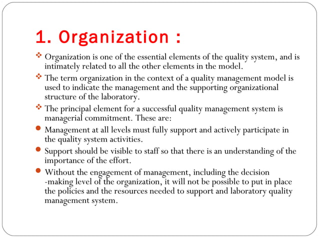 Clinical laboratory total quality management (TQM) system | PPT ...
