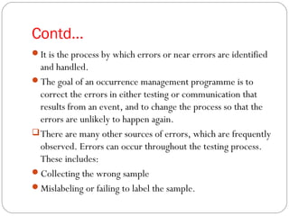 Clinical laboratory total quality management (TQM) system | PPT