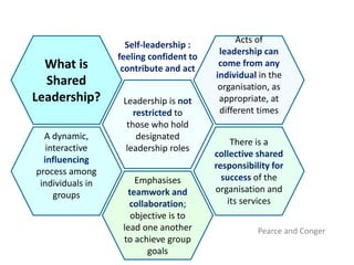 Introducing Clinical Leadership which will assist the leader to ...