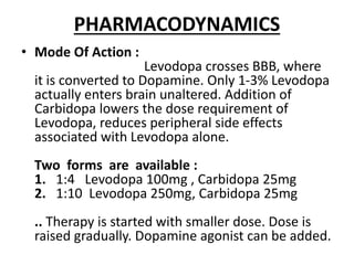 Clinical Pharmacy - Drug Profile of Levodopa | PPTX