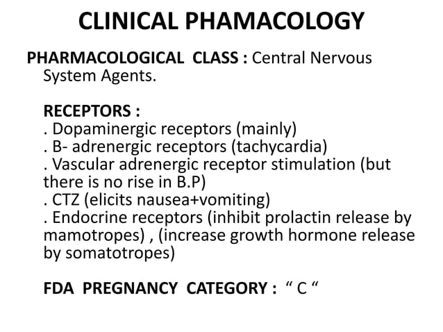 Clinical Pharmacy - Drug Profile of Levodopa | PPTX