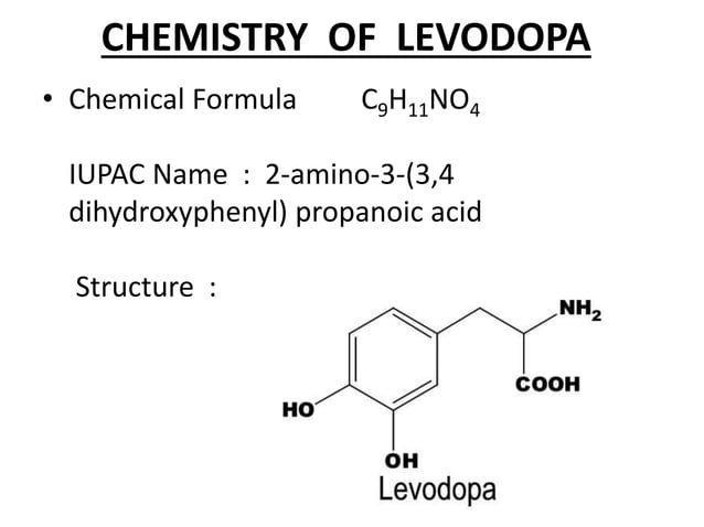 Clinical Pharmacy - Drug Profile of Levodopa | PPTX