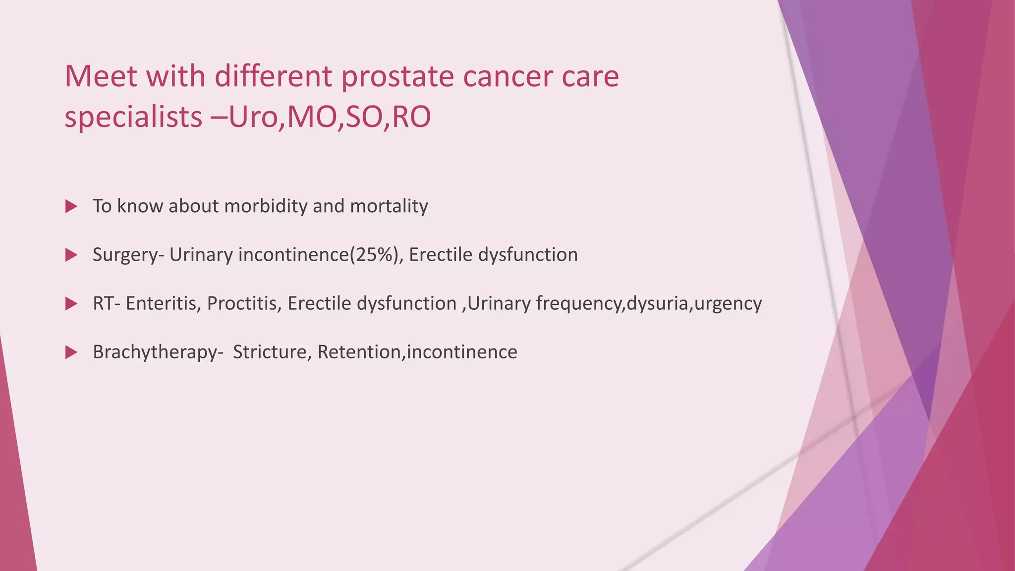 Clinically localized prostate cancer Management | PPTX