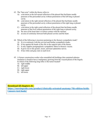 Clinically Oriented Anatomy, Seventh Edition Keith L. Moore Test Bank.pdf