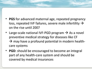 Clinical manaement of in vitrofertilizatonwithpreimplantation ...