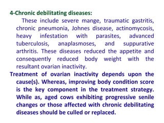 Clinical management of anestrum | PPS
