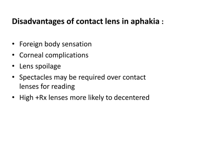 Clinical Management of Aphakia and Pseudophakia.pptx | Eye and Vision ...